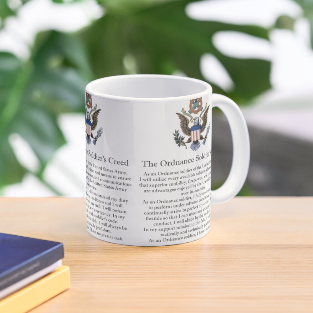 "Ordnance Soldiers Creed" Mug by Darklite80 | Redbubble