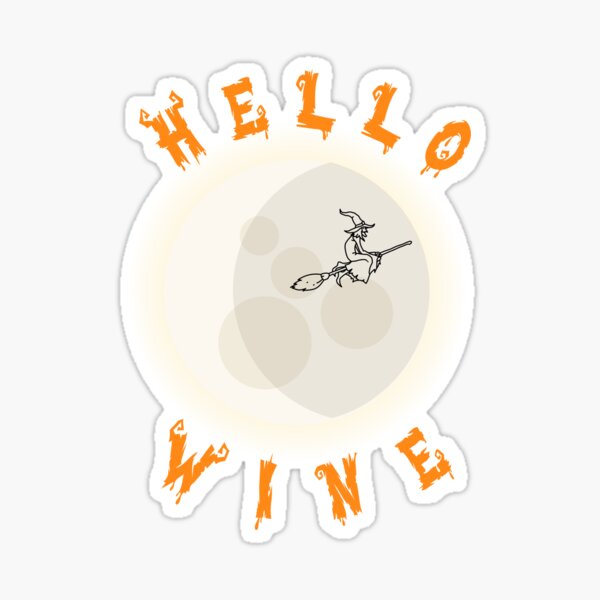" Hello win" Sticker for Sale by sisterinblavk | Redbubble
