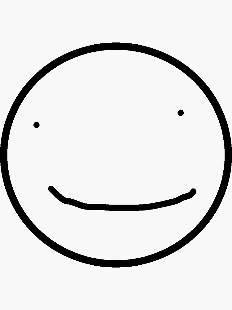 "dream smile face pink" Sticker for Sale by PiranDrake | Redbubble