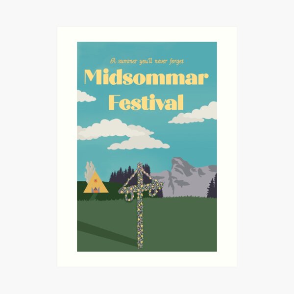 "Midsommar Festival" Art Print by Nurhanmarie | Redbubble