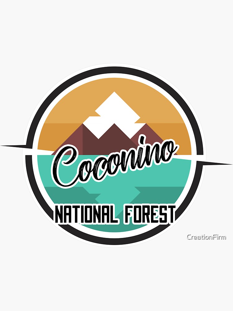 "Coconino National Forest" Sticker for Sale by CreationFirm | Redbubble