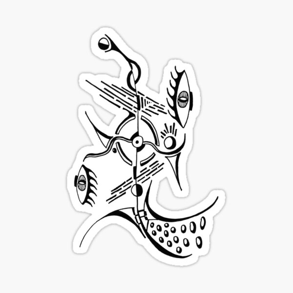 "Delirium Acadam" Sticker by louisnays | Redbubble