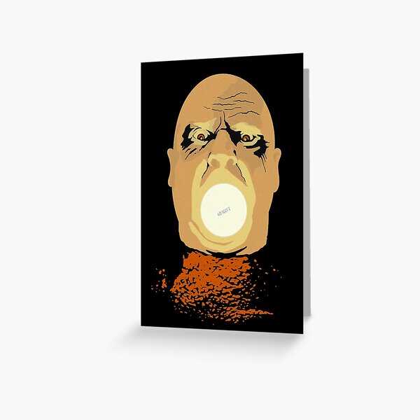 "Uncle Fester Addams" Greeting Card by DesignCats | Redbubble