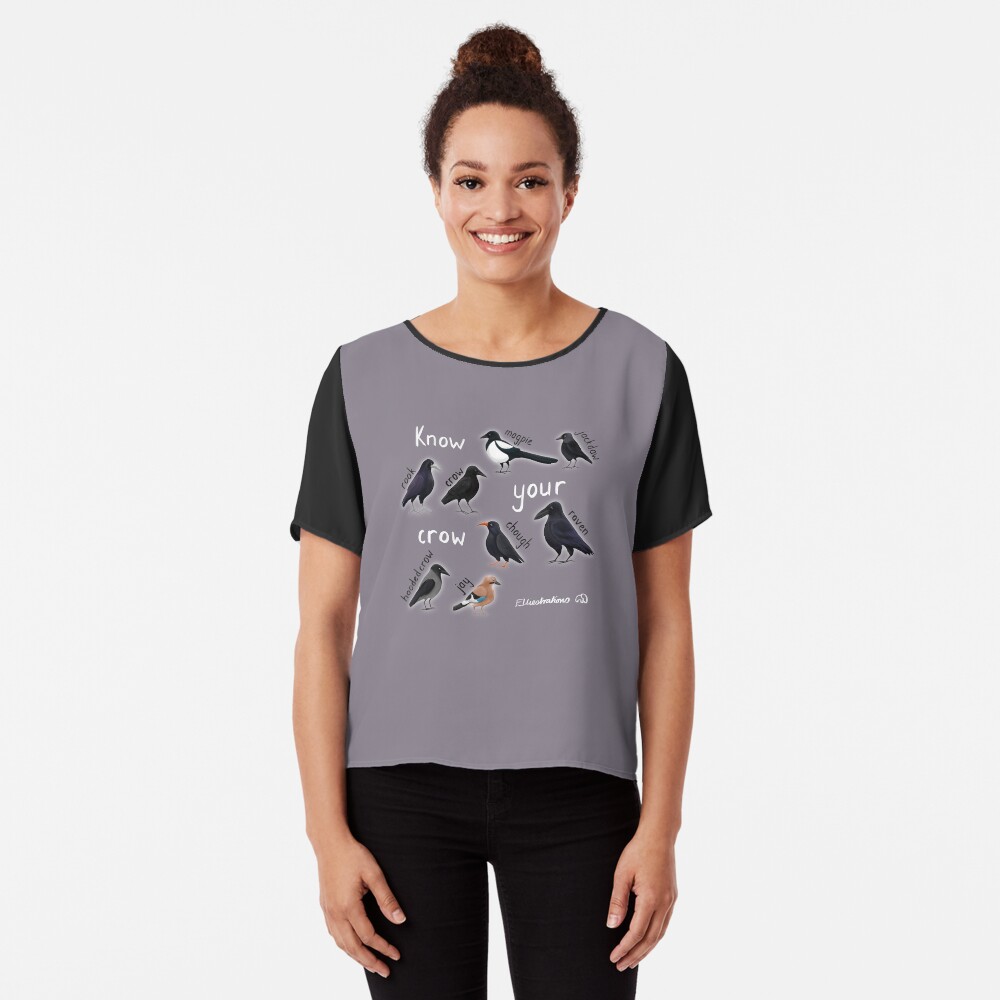 "Know your Crow" Essential T-Shirt for Sale by Elliestrations | Redbubble