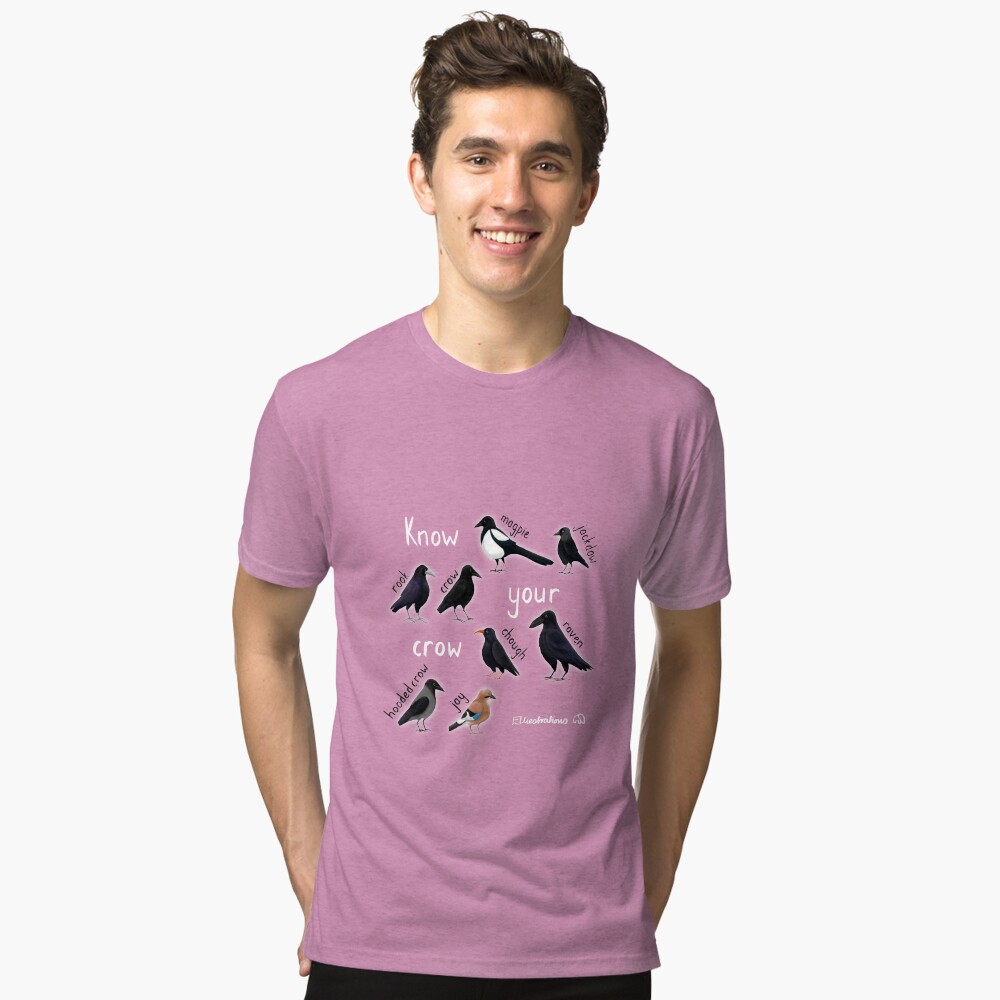 "Know your Crow" Essential T-Shirt for Sale by Elliestrations | Redbubble
