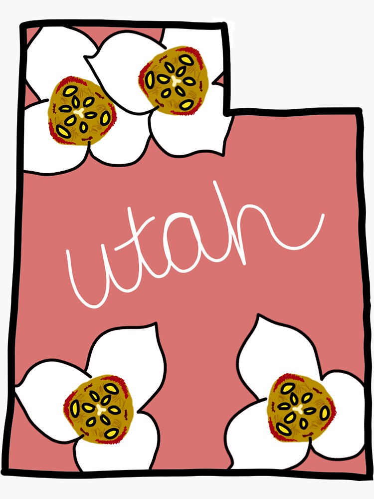 "Utah State Flower" Sticker for Sale by mirandawright10 | Redbubble