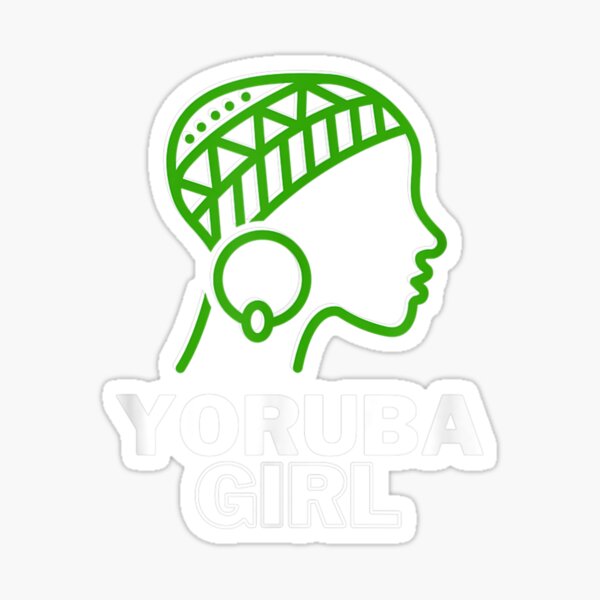 "Yoruba Girl Cute Nigerian Girl Of Nigeria" Sticker for Sale by Jill ...