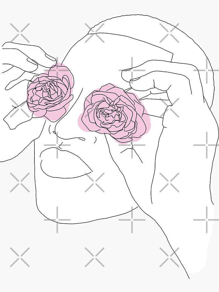 "Flower boy" Sticker by Thursdaydrawing | Redbubble