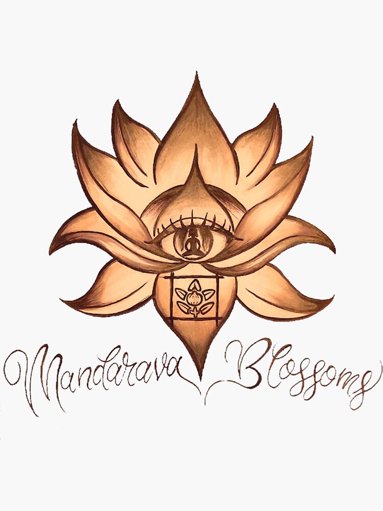 "Mandarava Blossoms" Sticker for Sale by GoMandarava | Redbubble