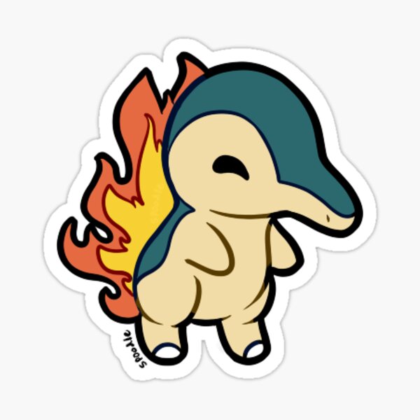 Cyndaquil Stickers | Redbubble