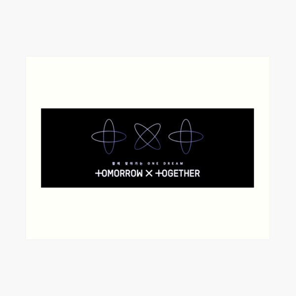 "TXT logo" Art Print by JungKook-BTS | Redbubble