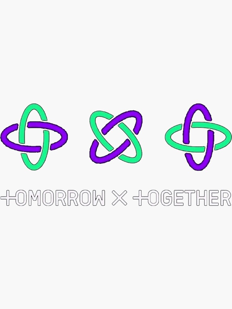 "TXT logo" Sticker by JungKook-BTS | Redbubble