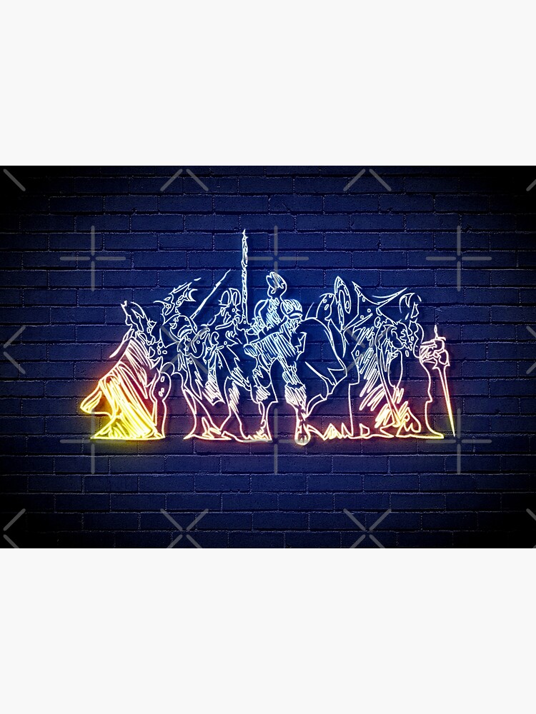 "Final Fantasy TACTICS Neon Logo" Art Print for Sale by ZeWiss | Redbubble