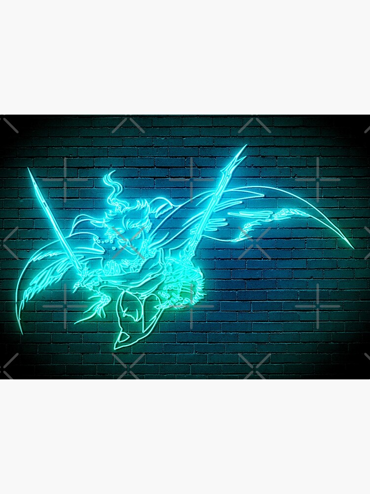 "Final Fantasy III Neon Logo" Art Print by ZeWiss | Redbubble