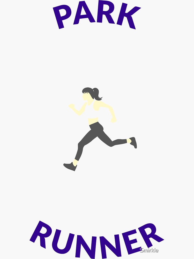 "Park Runner" Sticker by Smirkle | Redbubble