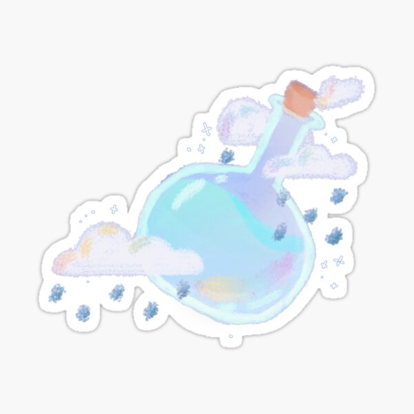 "RAIN POTION" Sticker by hoshidino | Redbubble