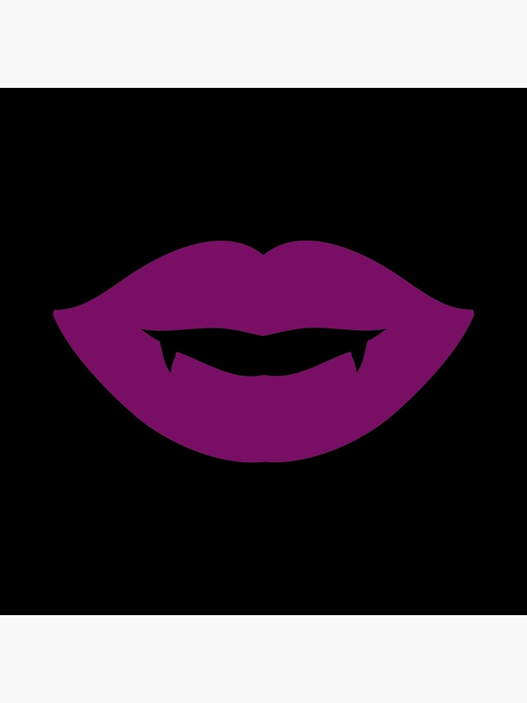"Purple Vampire Lips" Poster for Sale by stuff-n-stuff | Redbubble