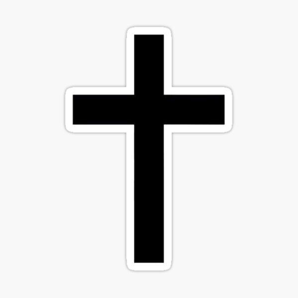 "jesus cross" Sticker for Sale by autrouvetout | Redbubble