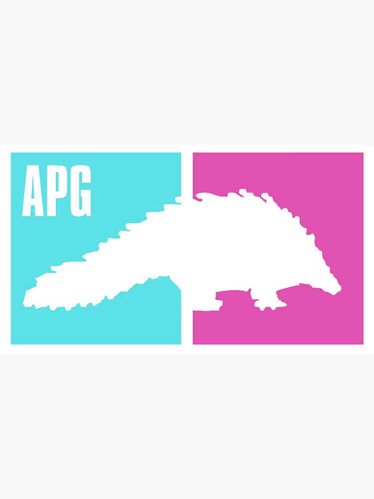 "APG Minimalist Logo" Sticker by ADR-apg | Redbubble