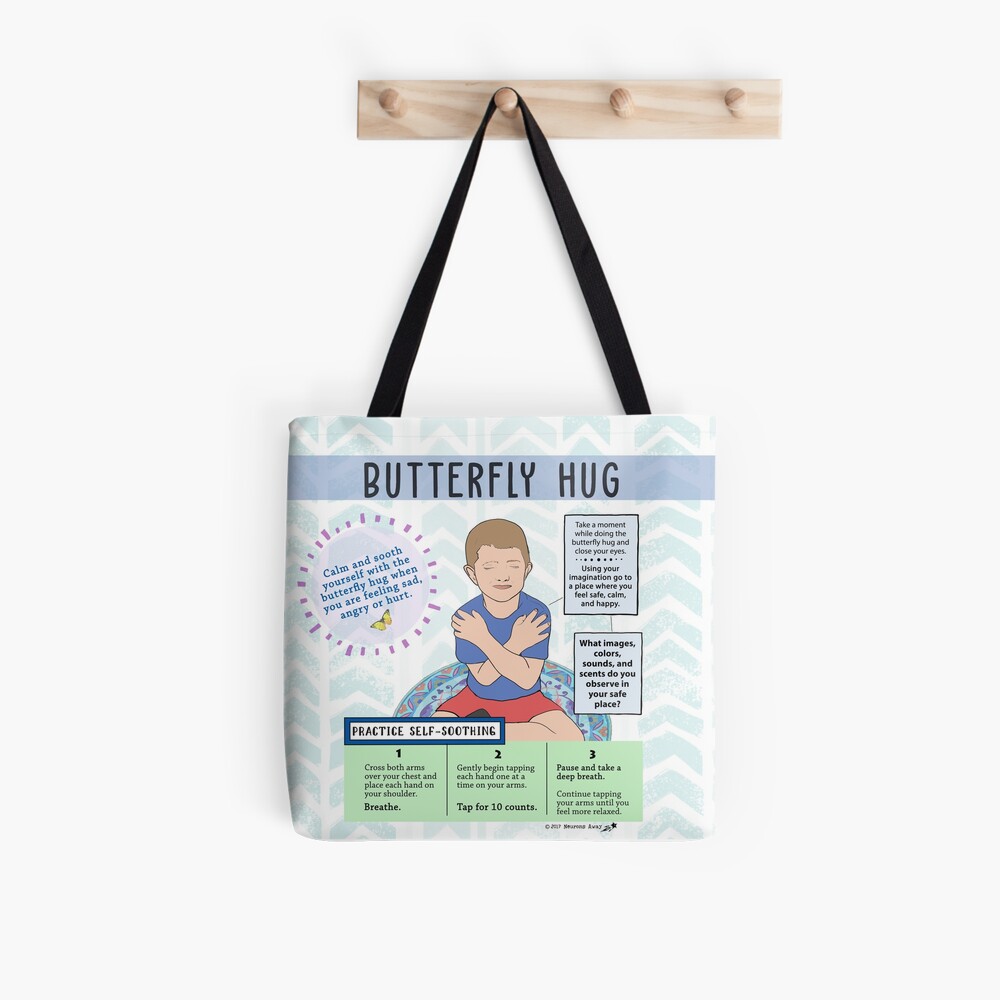 "Butterfly Hug Poster- Coping skills " Poster for Sale by sallysafadi ...