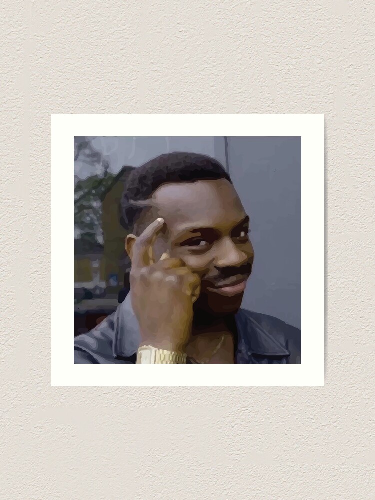 "Thinking Guy Meme" Art Print by TheSweven | Redbubble