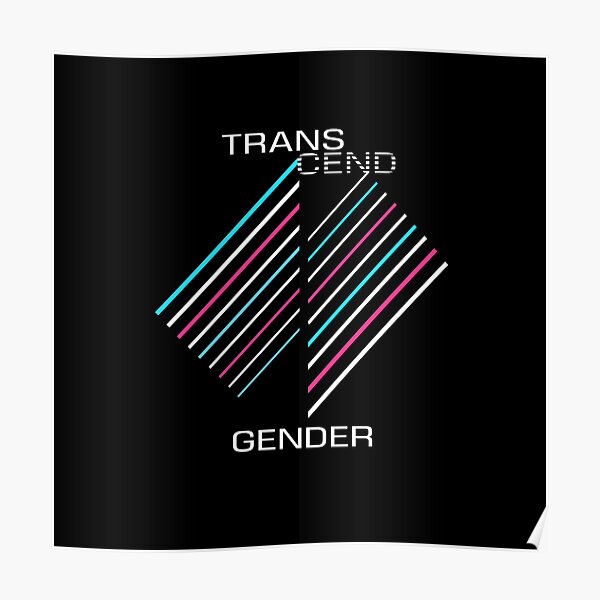"Transcend Gender Offset" Poster by artemiscreates | Redbubble
