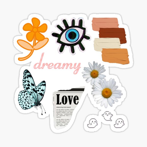 "Trendy sticker pack " Sticker for Sale by Koidesigns | Redbubble