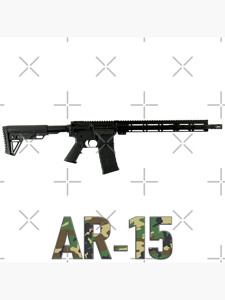 "Most Iconic Rifles AR-15" Poster by DigitalPulsion | Redbubble