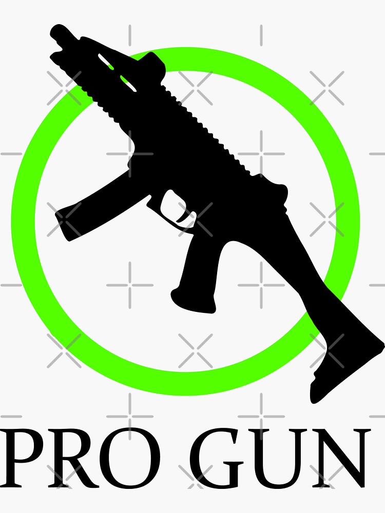 "Pro gun 2" Sticker for Sale by Francesko221 | Redbubble