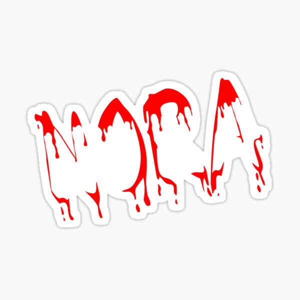 "Bloody Nora" Sticker for Sale by SFXmedia | Redbubble