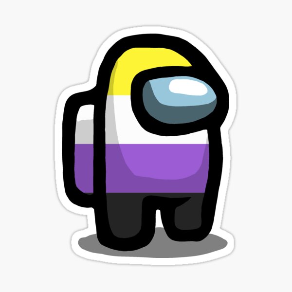 Among Us Trans Pride Stickers | Redbubble