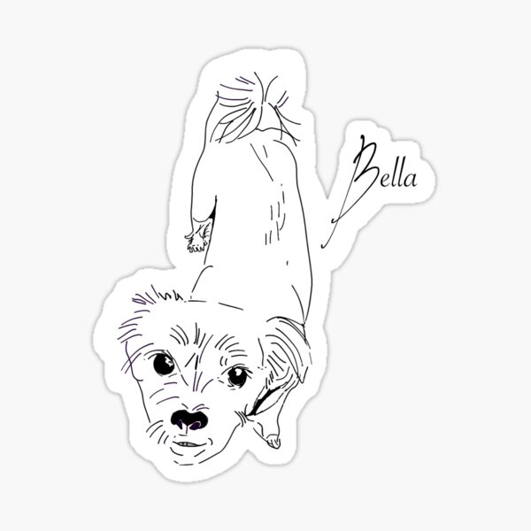 "Bella" Sticker by Vargasana | Redbubble