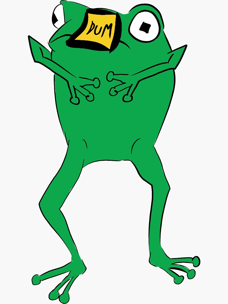 "Fregg" Sticker by RamenBoiii | Redbubble