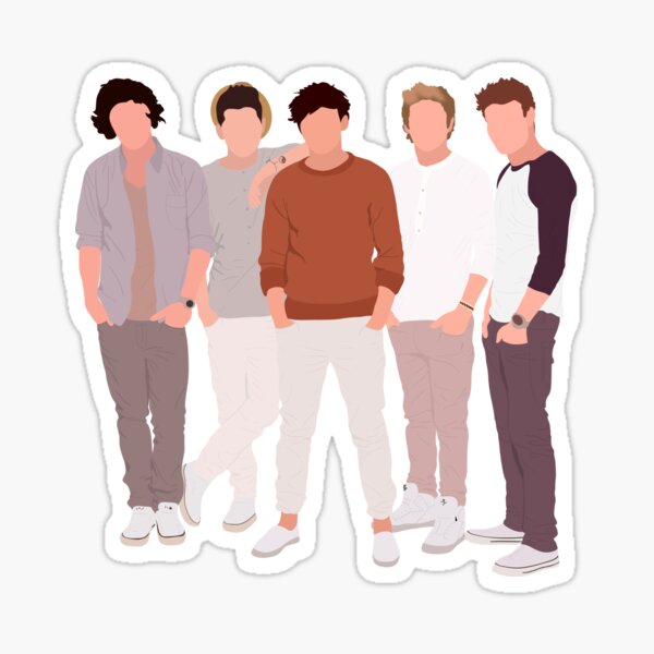 "One Direction" Sticker by sophiajohannah | Redbubble