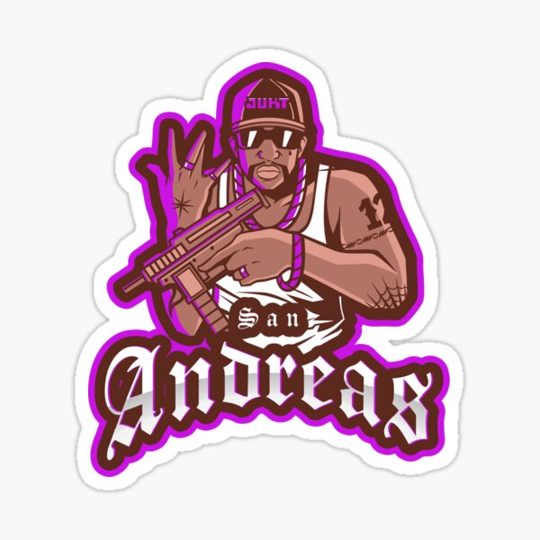 "gta san andreas" Sticker for Sale by nbalive313 | Redbubble