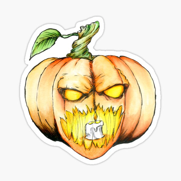 "Ghoulish Jack" Sticker for Sale by jthompson519 | Redbubble