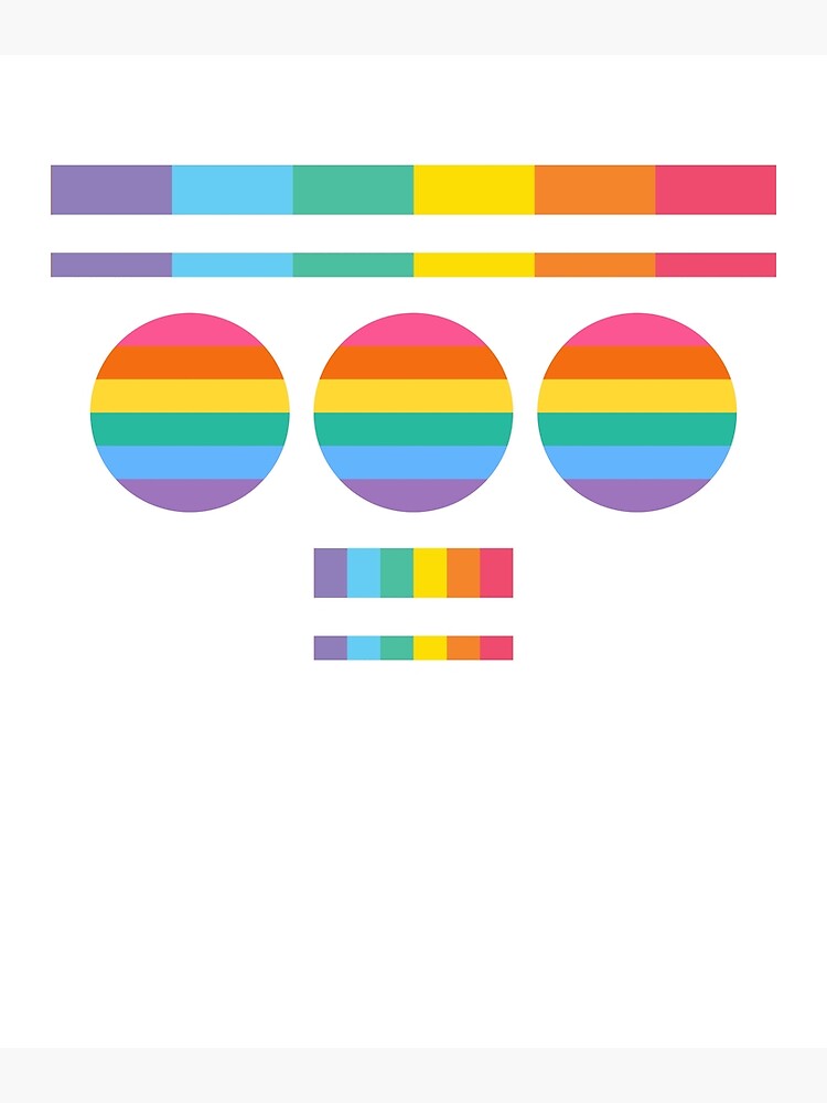 "Subtle Multiple Gay Pride Flags Pack" Art Print for Sale by ...