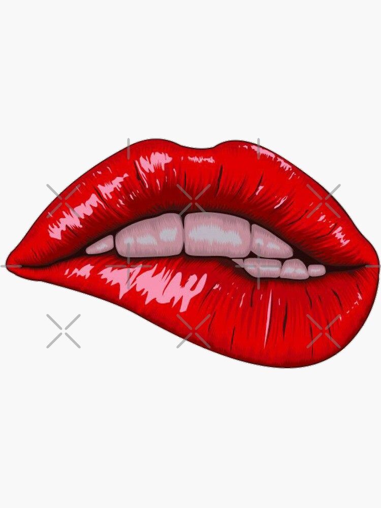"Lip" Sticker for Sale by Keticreation | Redbubble