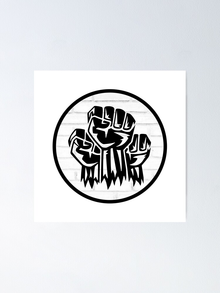 "BLM Symbol BLM Fist Protests " Poster by GloriousMess | Redbubble
