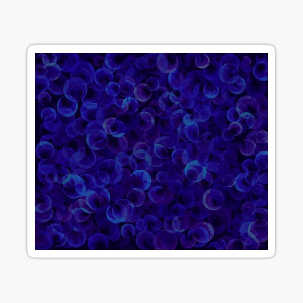 "Blue Bubbles" Sticker for Sale by Normaventura | Redbubble