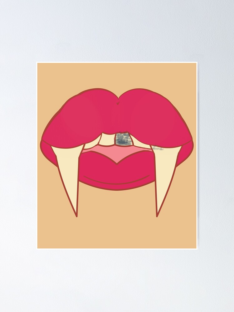 "Monster Lips" Poster by Bhavna111 | Redbubble