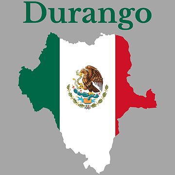 "Durango State Map, Mexico" Sticker for Sale by marosharaf | Redbubble