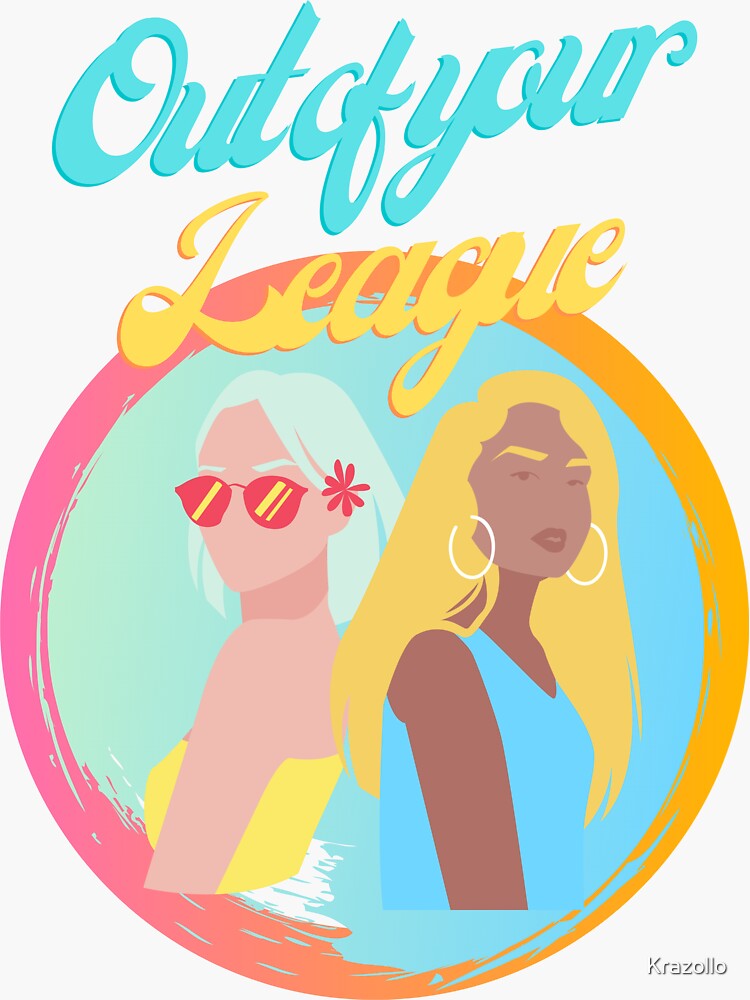 "Alpha Females & Upper Echelon - Silvia and Jamila (White)" Sticker for ...