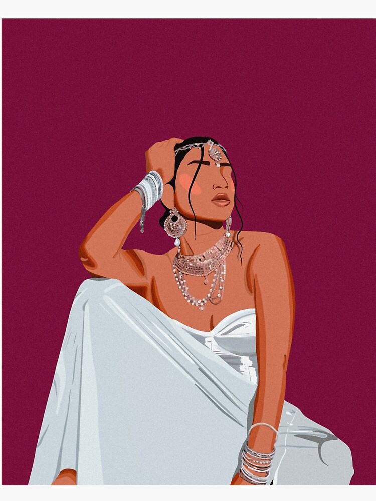 "Desi Queen in White (1)" Photographic Print for Sale by ...