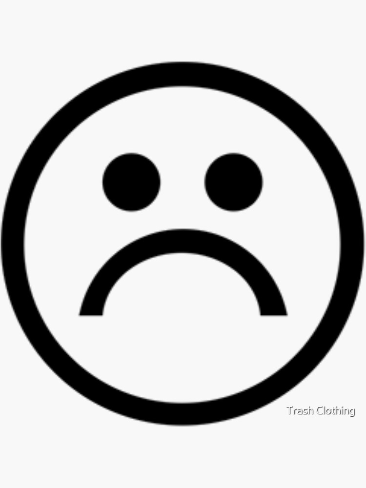 "SAD BOYS SYMBOL " Sticker for Sale by spookyblack | Redbubble