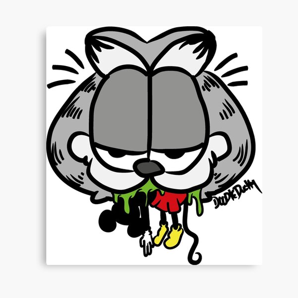 Dead Disney Mickey Mouse Canvas Prints | Redbubble