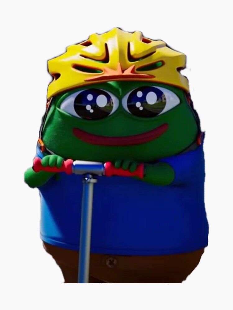 "realistic cute pepe" Sticker for Sale by Lindoki | Redbubble