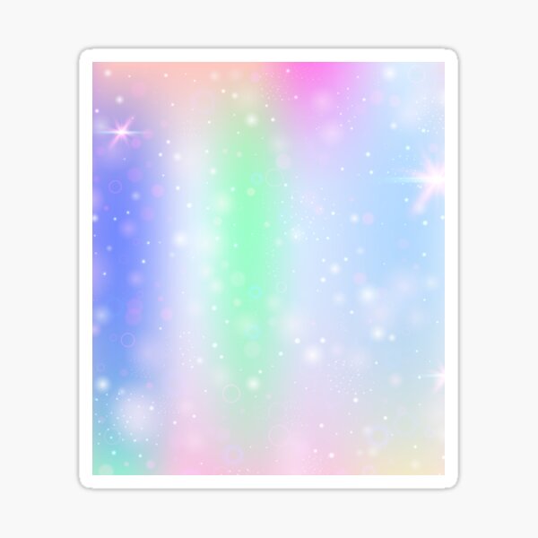 "rainbow mesh " Sticker by bahaa8719 | Redbubble