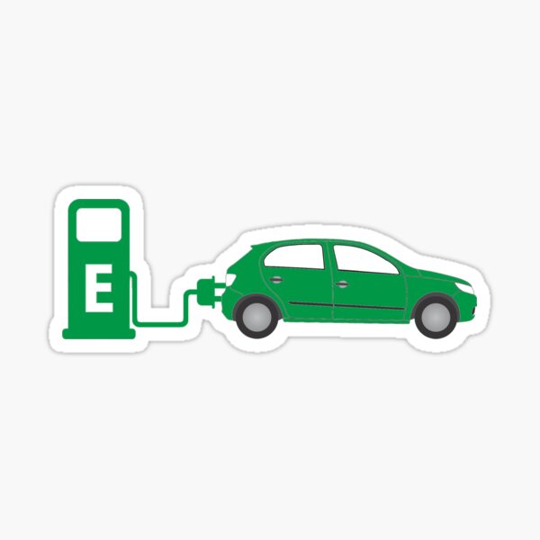 "Electric Car Charging" Sticker for Sale by ElectricVehicle | Redbubble