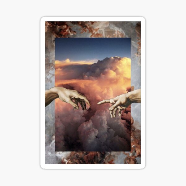 "michelangelo sistine chapel" Sticker for Sale by NATTURA | Redbubble